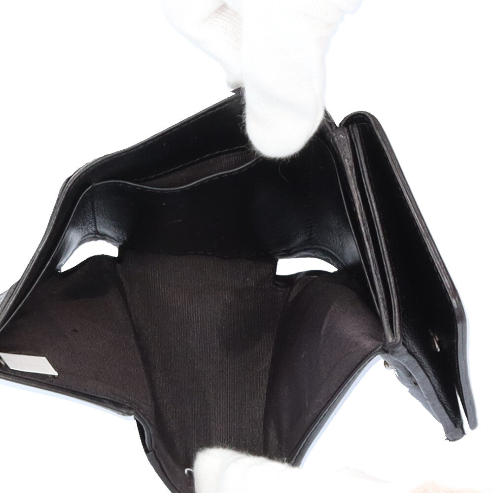 CHANEL シャネル スモールフラップウォレット カメリア 三つ折り財布