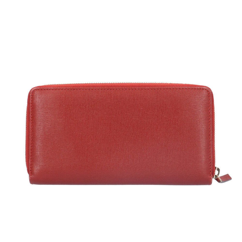 GUCCI グッチ インターロッキングG 長財布 レザー レディース 中古