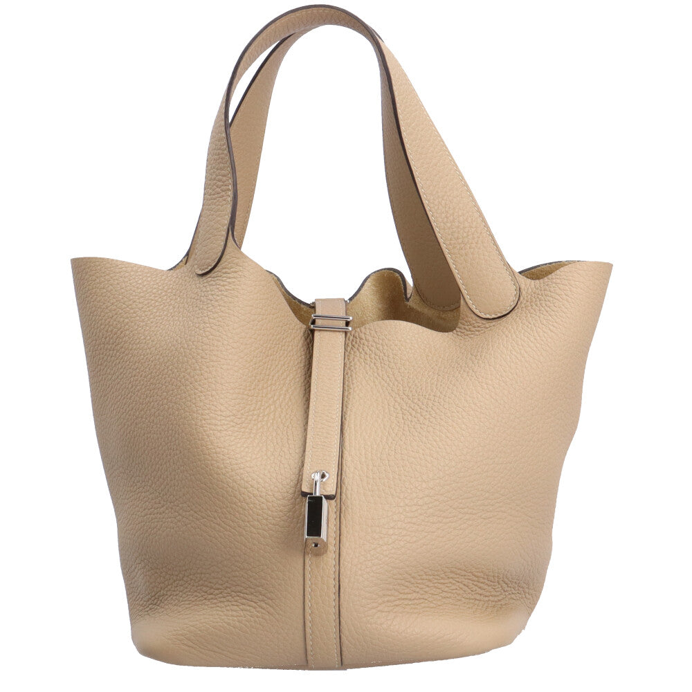 エルメス HERMES ピコタンロックMM ハンドバッグ トリヨンクレマンス