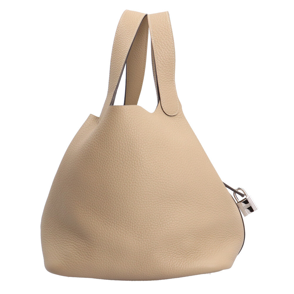 エルメス HERMES ピコタンロックMM ハンドバッグ トリヨンクレマンス