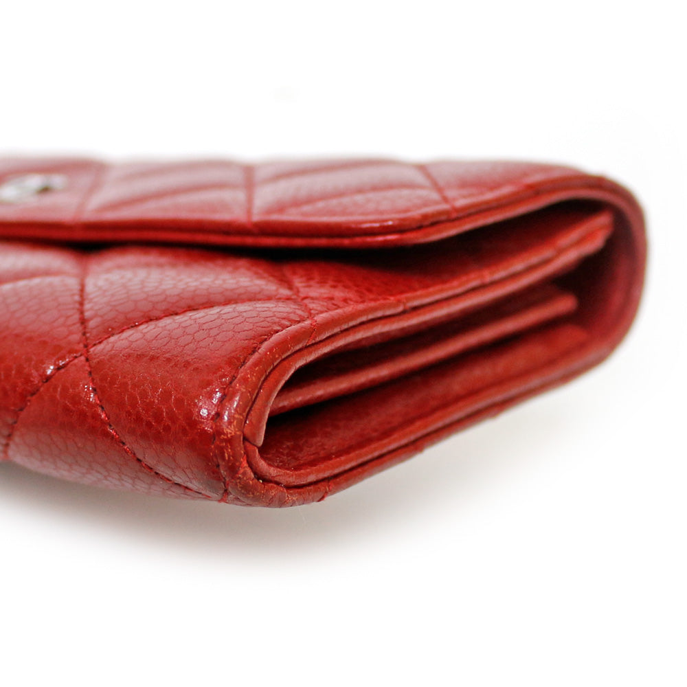 中古】 シャネル CHANEL 長財布 cocoマーク COCO キャビアスキン